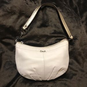 Coach | Bags | Small White Leather Coach Purse | Poshmark